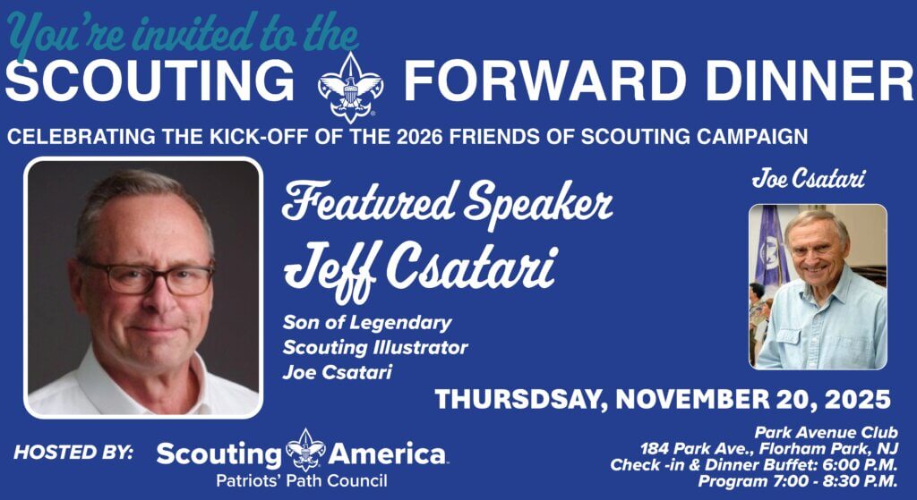 Scouting Forward Dinner | Scouting America, Patriots' Path Council
