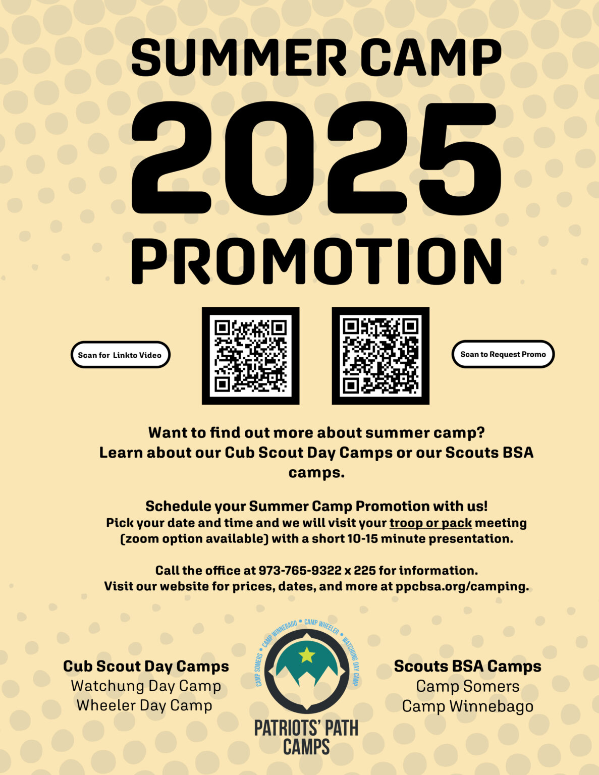 Camping – Scouts BSA Camps | Scouting America, Patriots' Path Council
